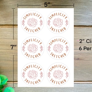 Custom Sticker Sheet From Your Design | 5 X 7