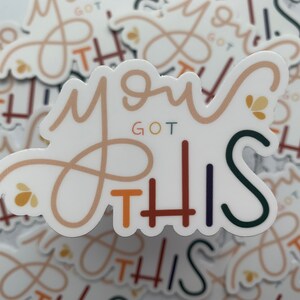 You Got This Motivational Sticker | Positivity | Aesthetic ...