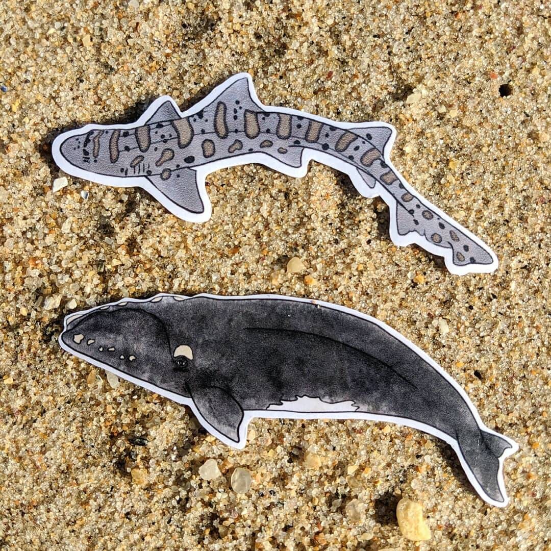 Three Sticker Bundle Plastic Free Stickers Ocean Stickers - Etsy