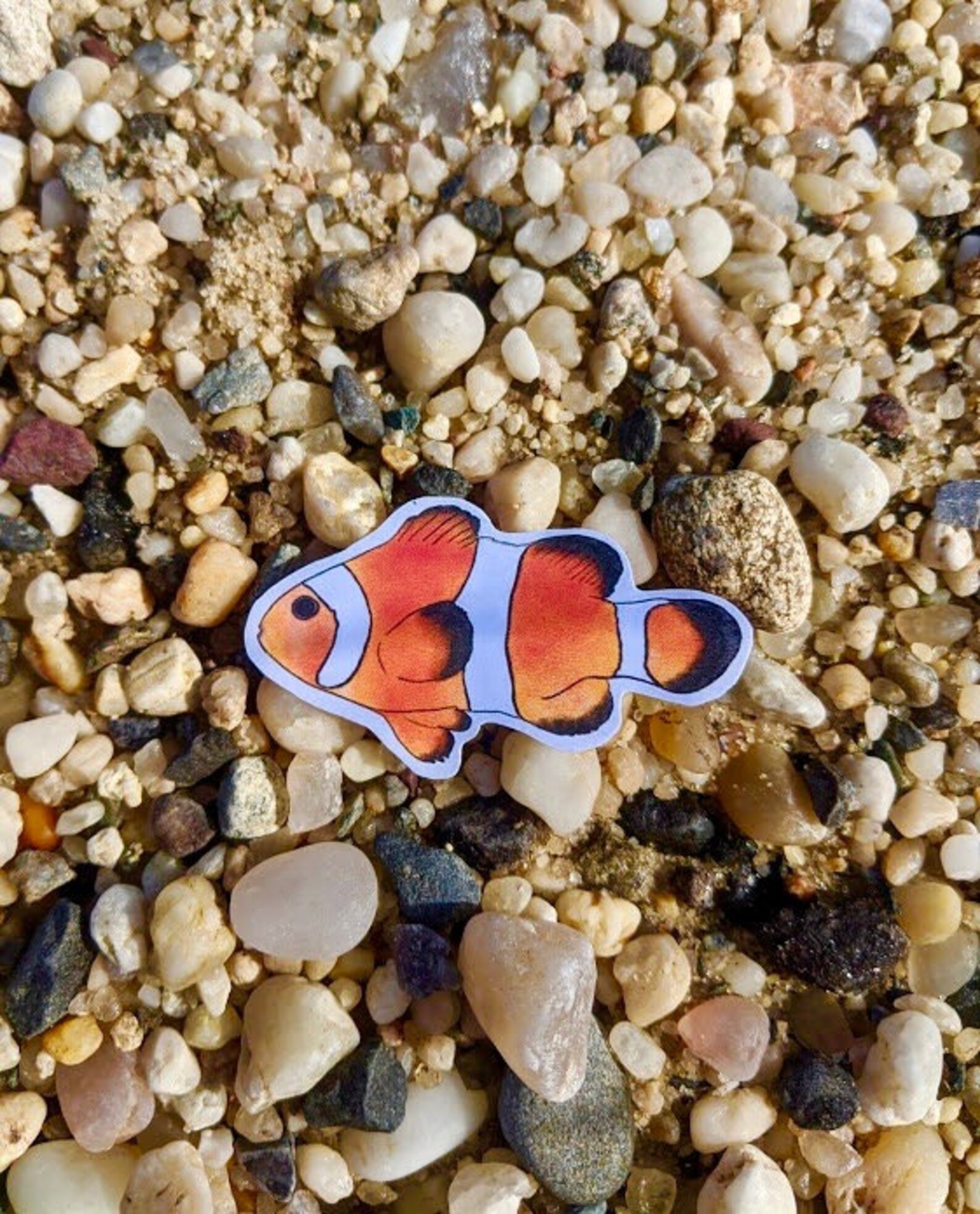 Clownfish Sticker Clownfish Fish Sticker Tropical Fish | Etsy