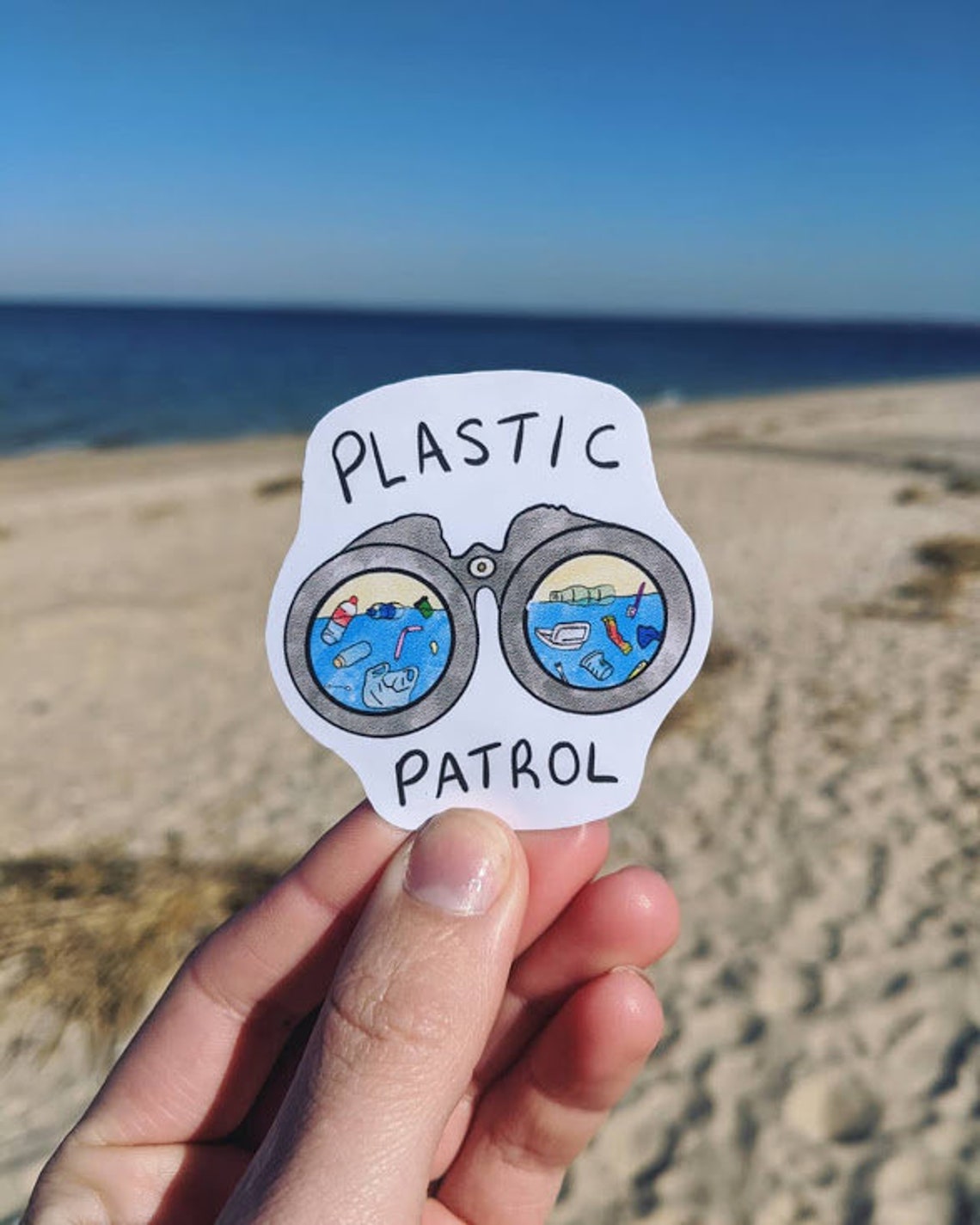 Plastic Patrol Sticker Plastic Free Sticker Plastic Free - Etsy