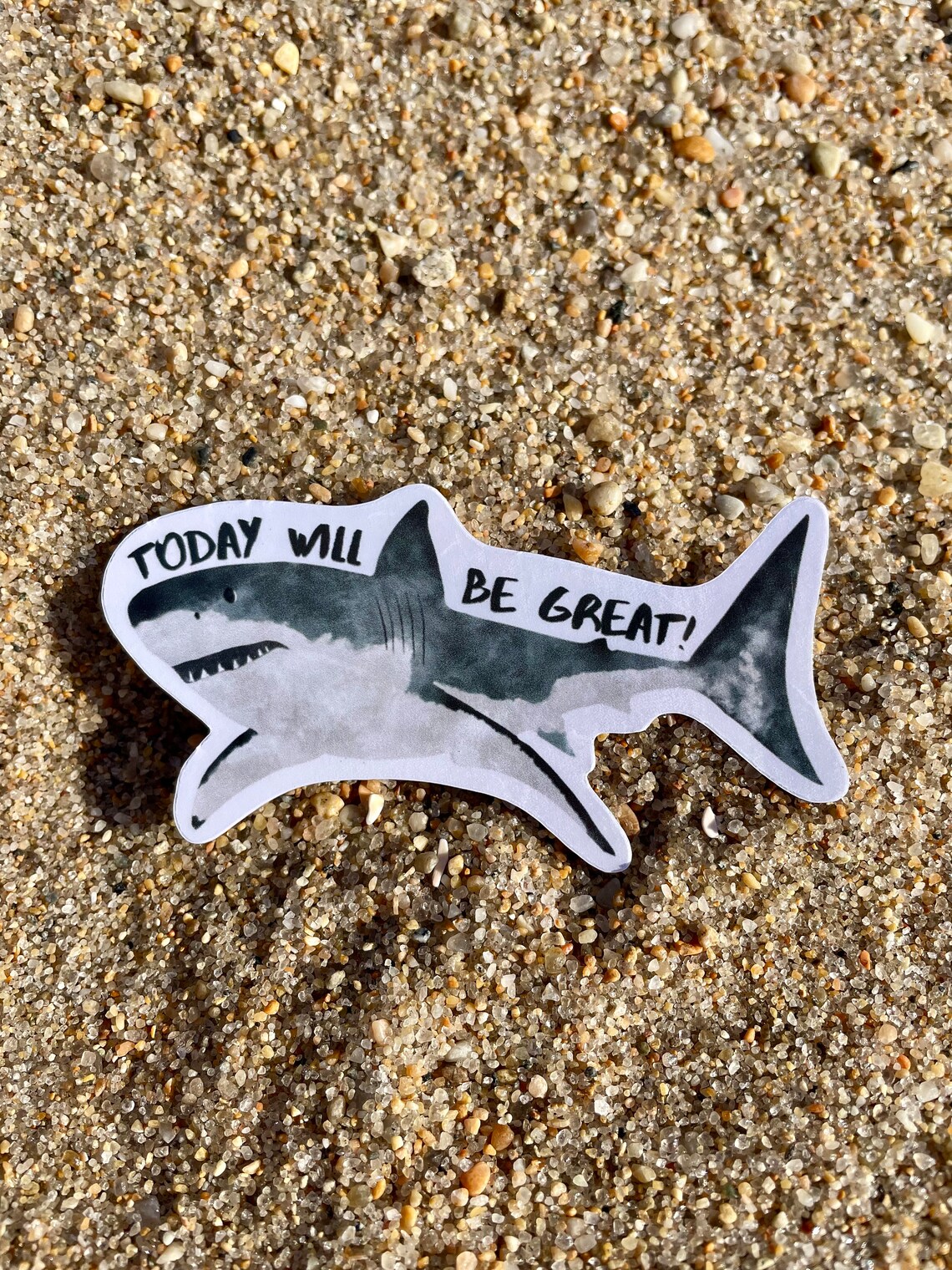 Shark Affirmation Sticker Set Mako Shark Great White Shark - Etsy