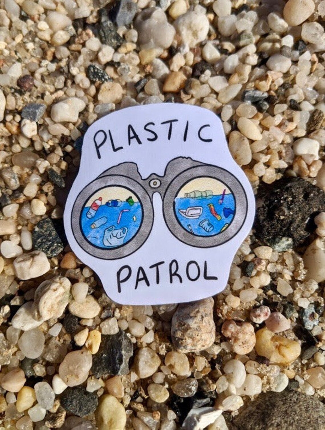 Plastic Patrol Sticker Plastic Free Sticker Plastic Free - Etsy