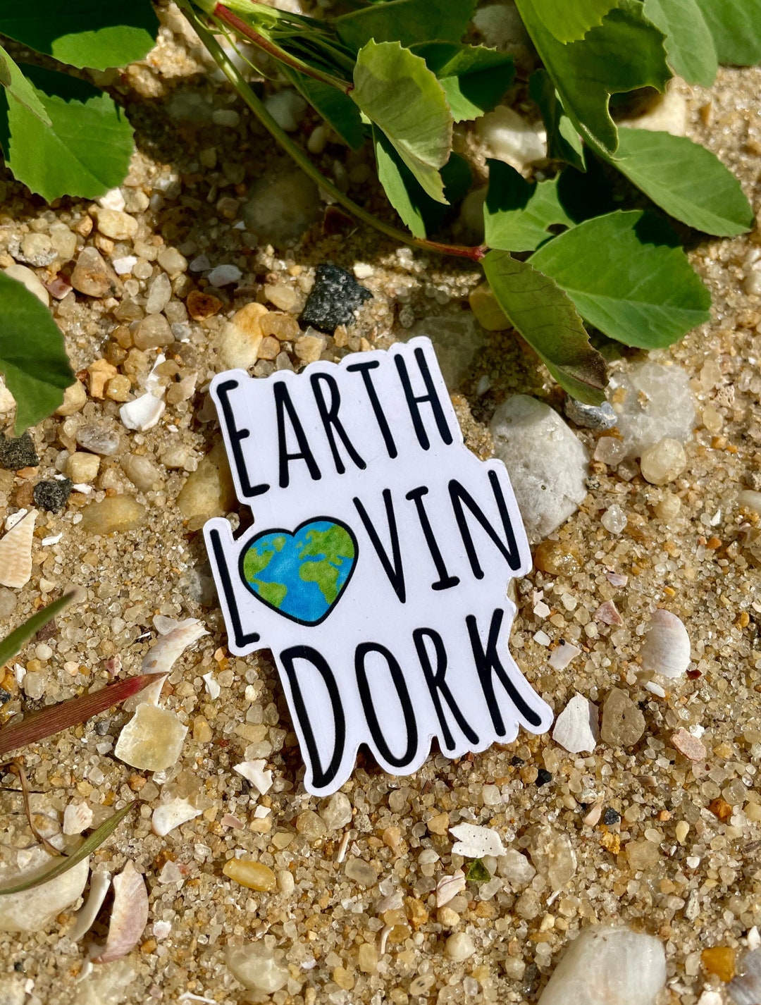Earth Loving Dork Sticker, Earth Sticker, Earth Loversticker, Sticker ...
