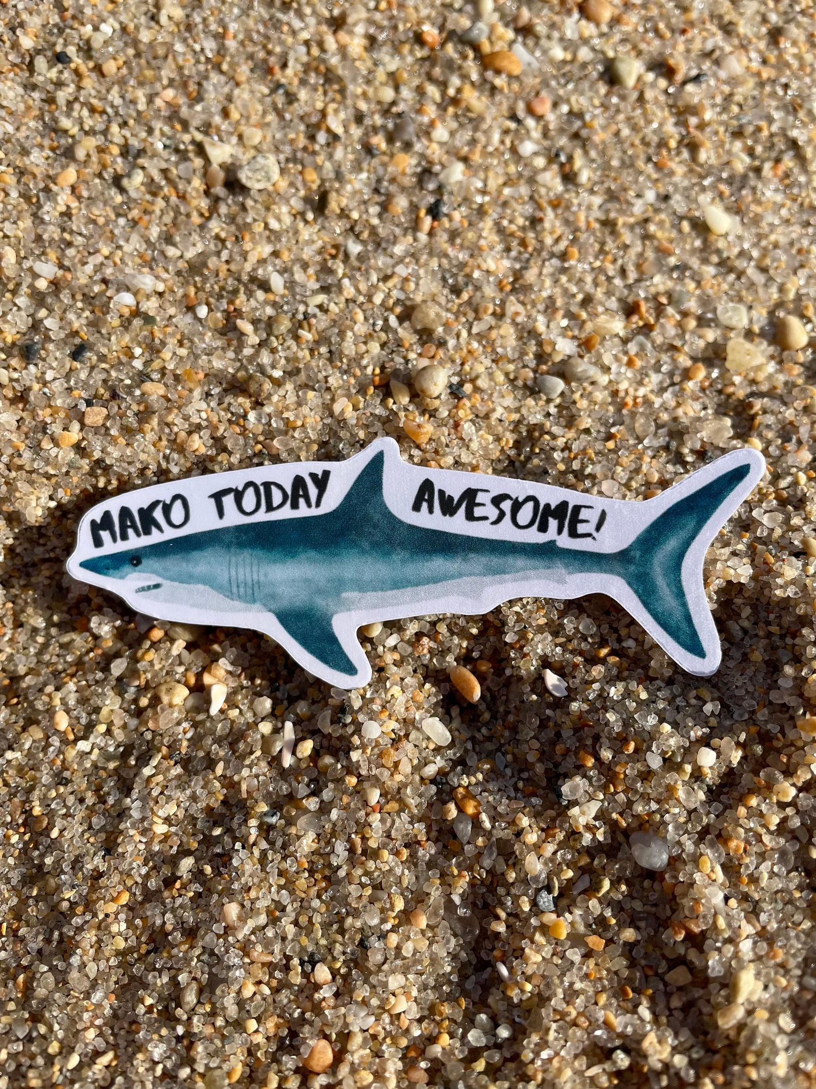Shark Affirmation Sticker Set Mako Shark Great White Shark - Etsy
