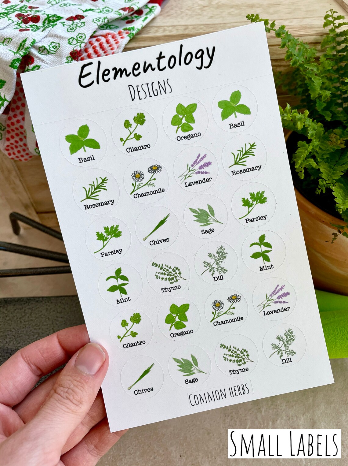 Herb Stickers Garden Markers Herb Markers Garden Stickers | Etsy