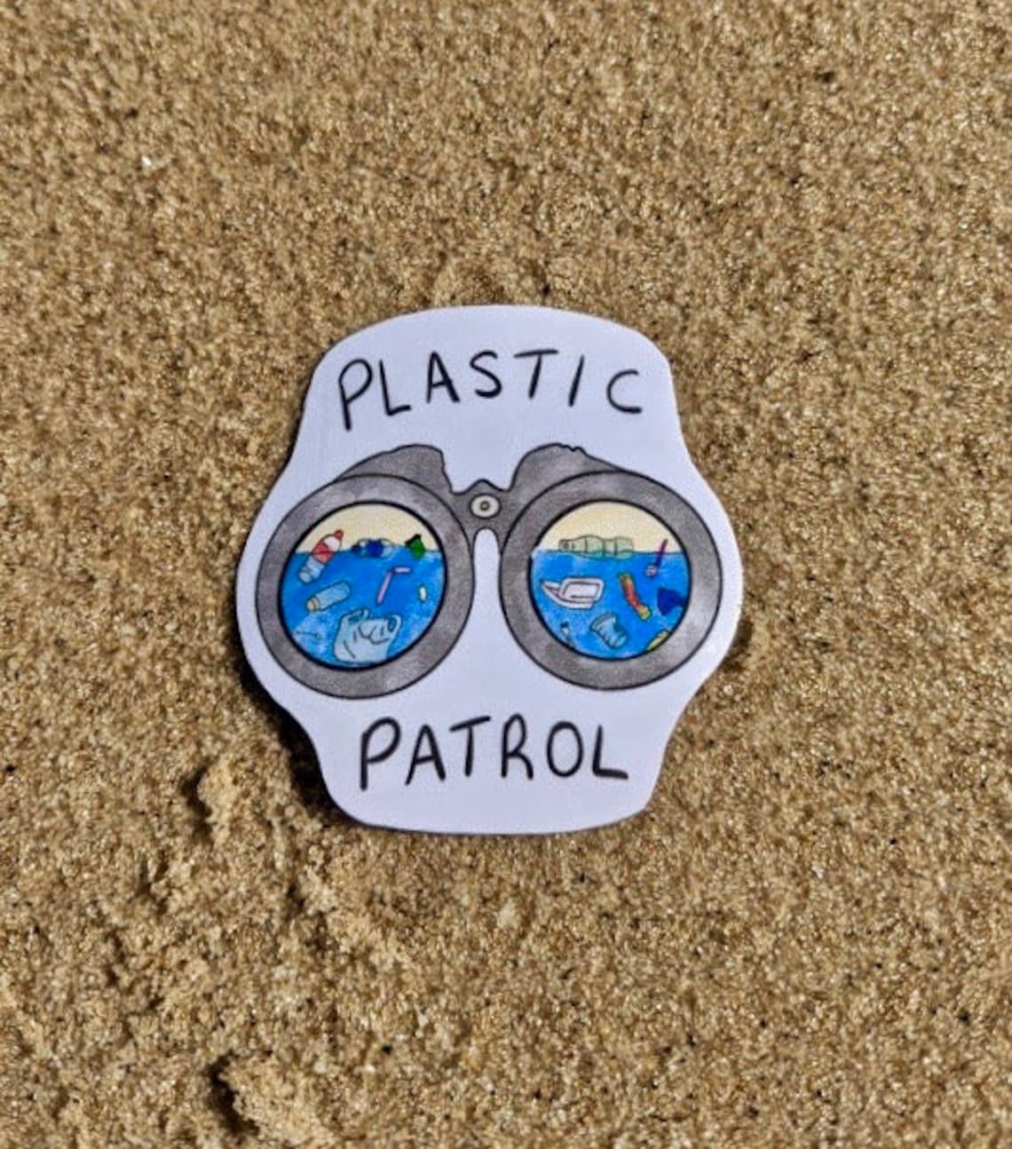 Plastic Patrol Sticker Plastic Free Sticker Plastic Free - Etsy