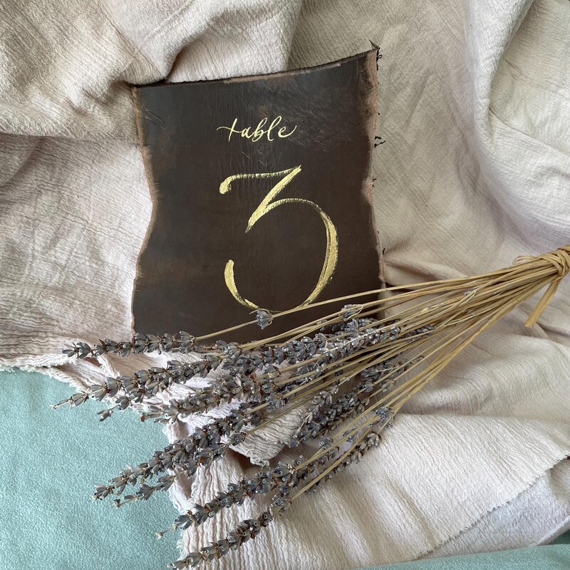 Burlap Table Numbers - Etsy