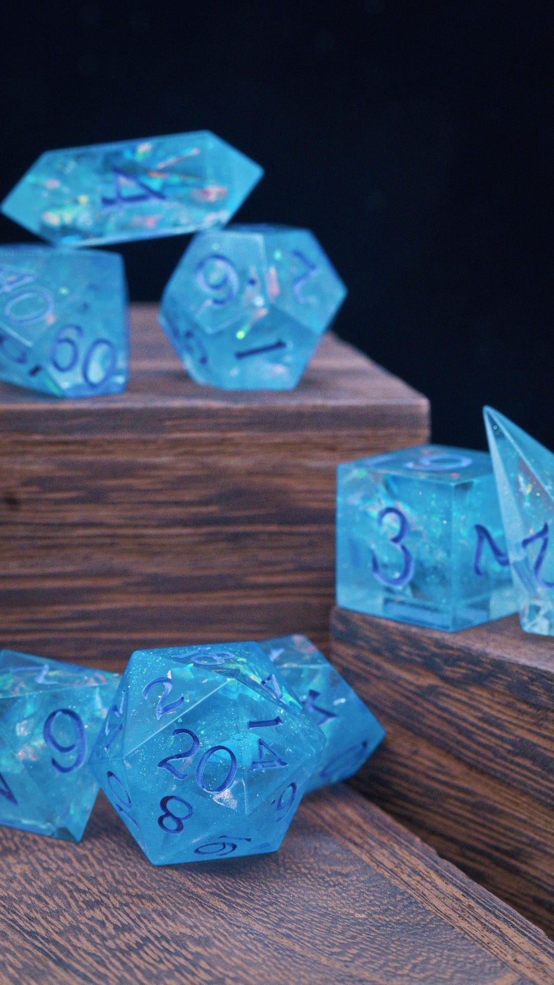 Frostbite - 7 Piece Dice Set - Etsy