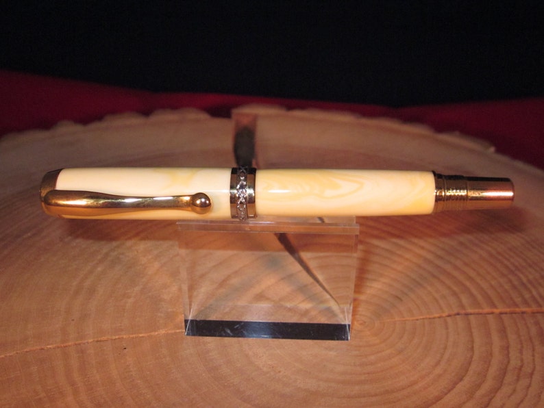 Beautiful Ivory Marble Colored Pen - Etsy