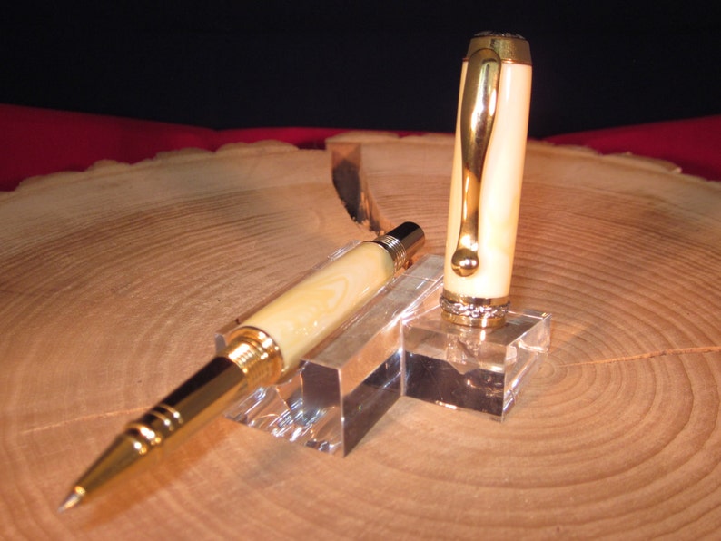 Beautiful Ivory Marble Colored Pen - Etsy