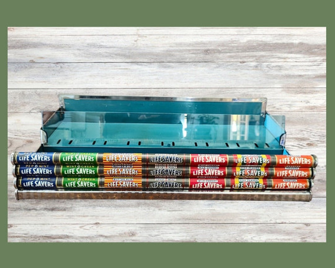 Vintage Life Savers Candy General Store Counter Display Rack With ...