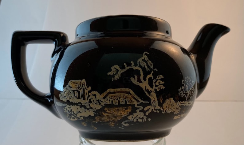 Hand-painted Hall Teapot - Etsy