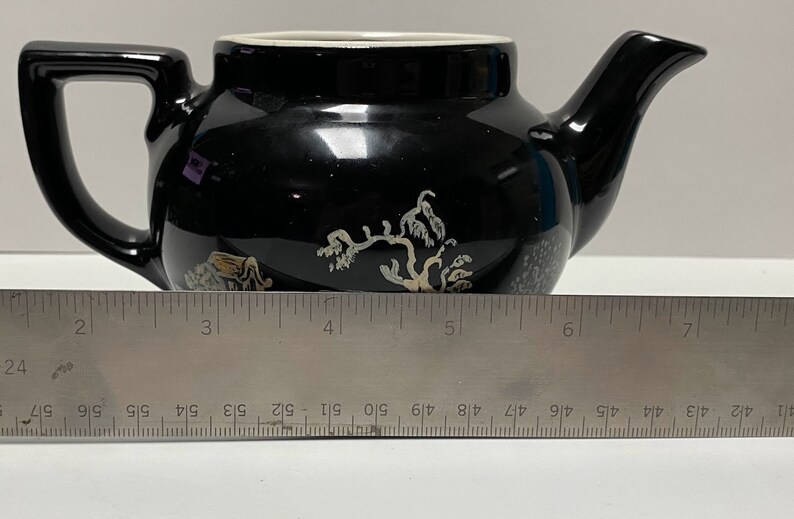 Hand-painted Hall Teapot - Etsy