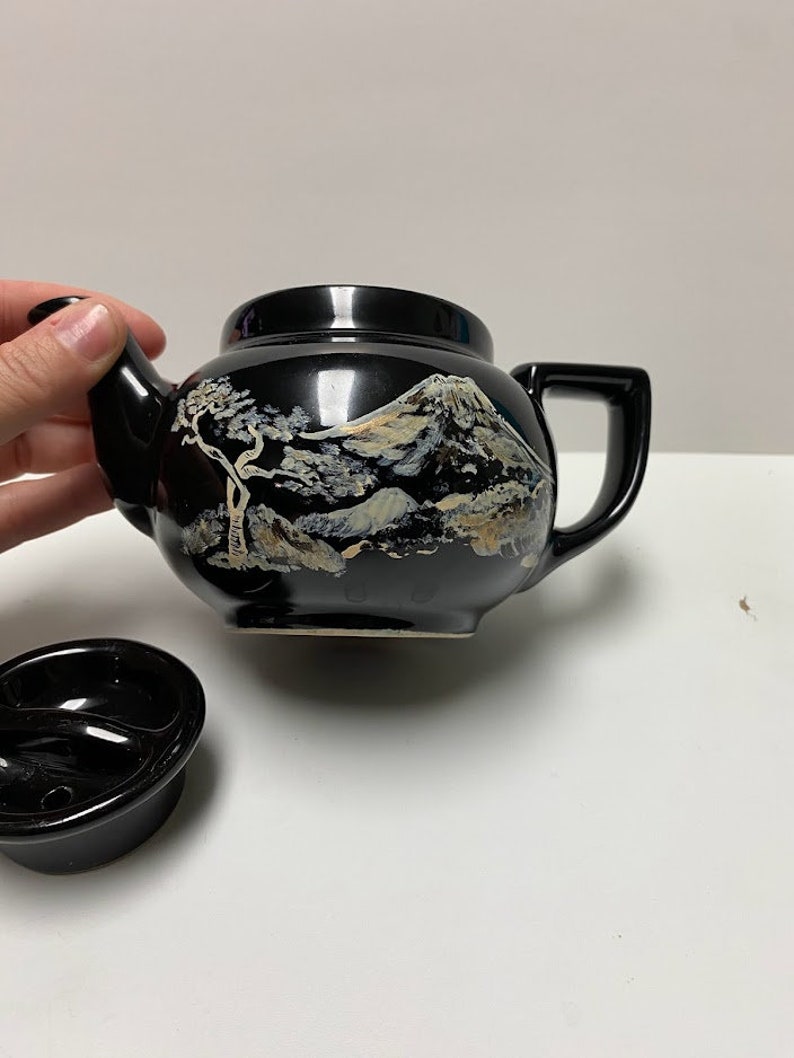 Hand-painted Hall Teapot - Etsy