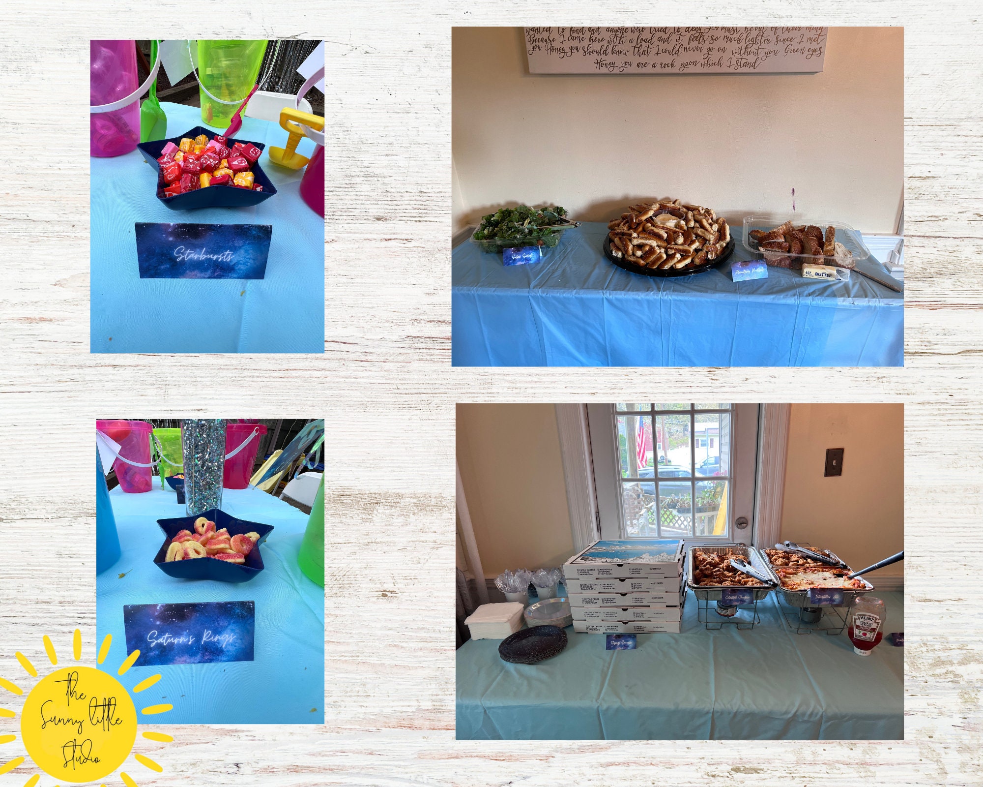 Space Themed Food Tents Digital Download - Etsy