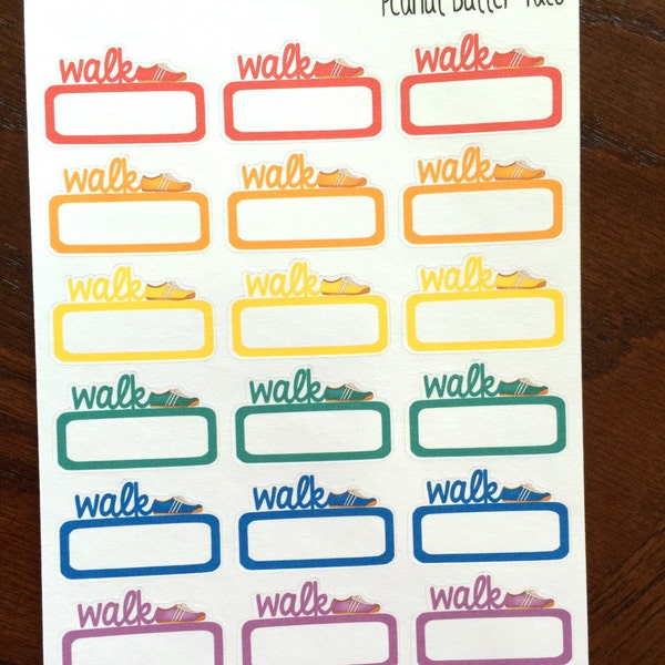 Walk Stickers - Etsy