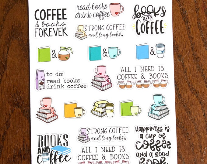 Reading Sayings Planner Stickers - Bookworm Planner Stickers - Reading ...