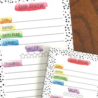 Book Review Sticky Notes - Star Rating - Reading Sticky Notes ...