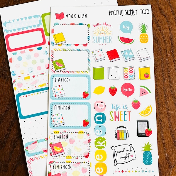 Fruit Stickers - Etsy
