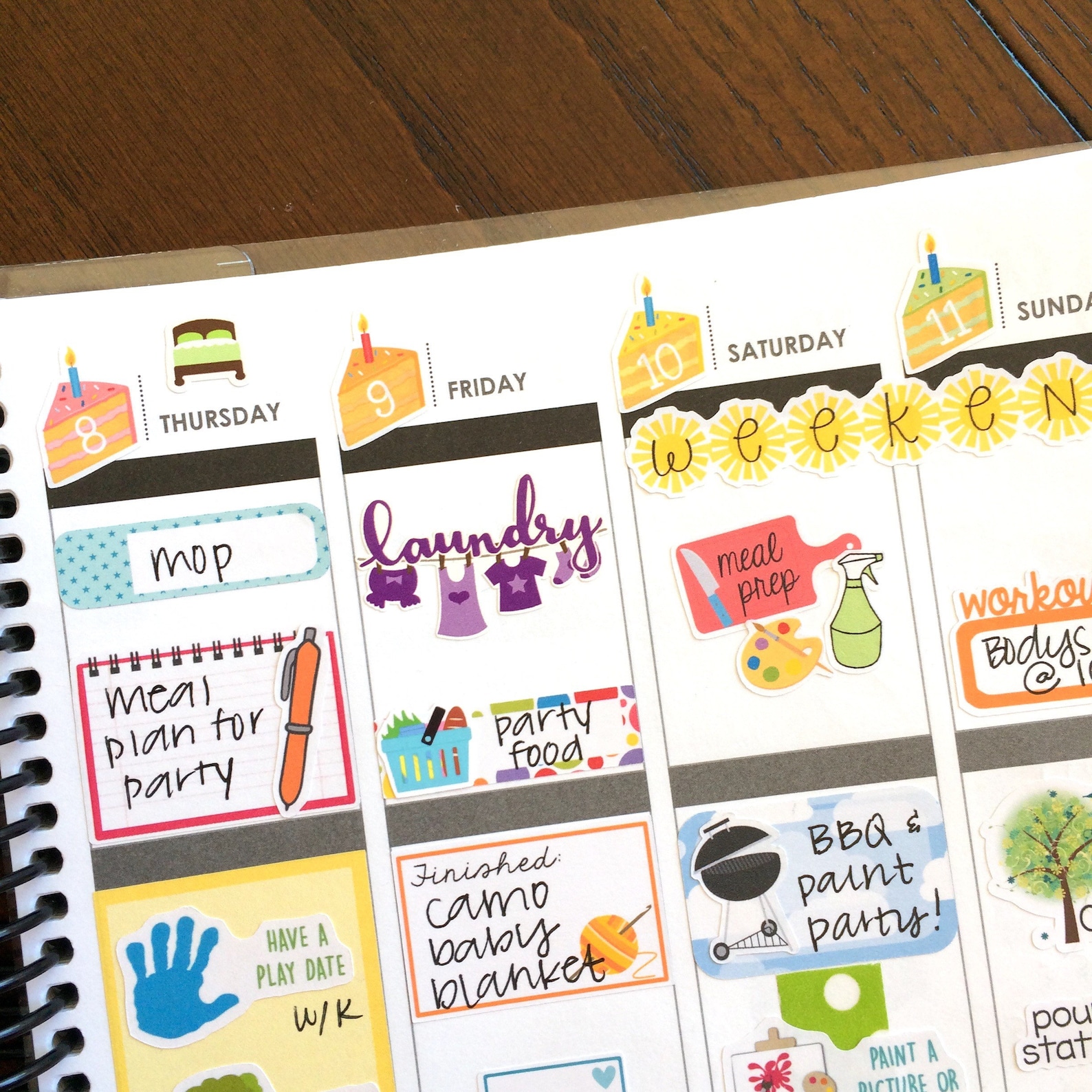 Crochet Planner Stickers Started/finished Project Stickers | Etsy