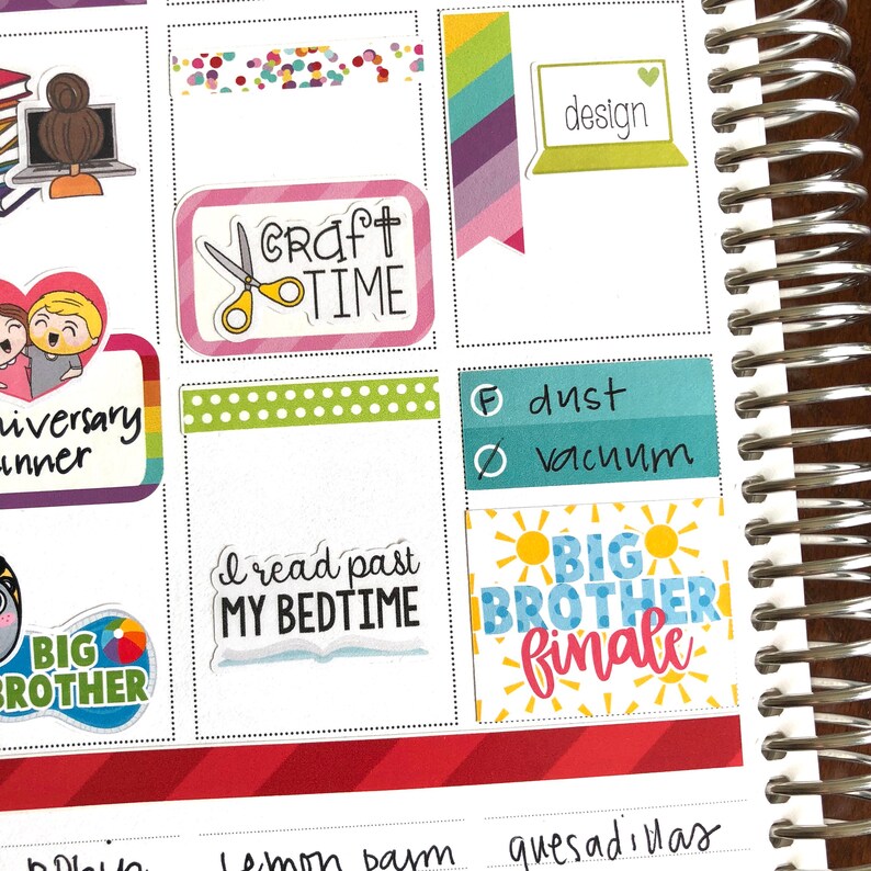 Craft Time Planner Stickers - Craft Time Stickers - Craft Stickers ...