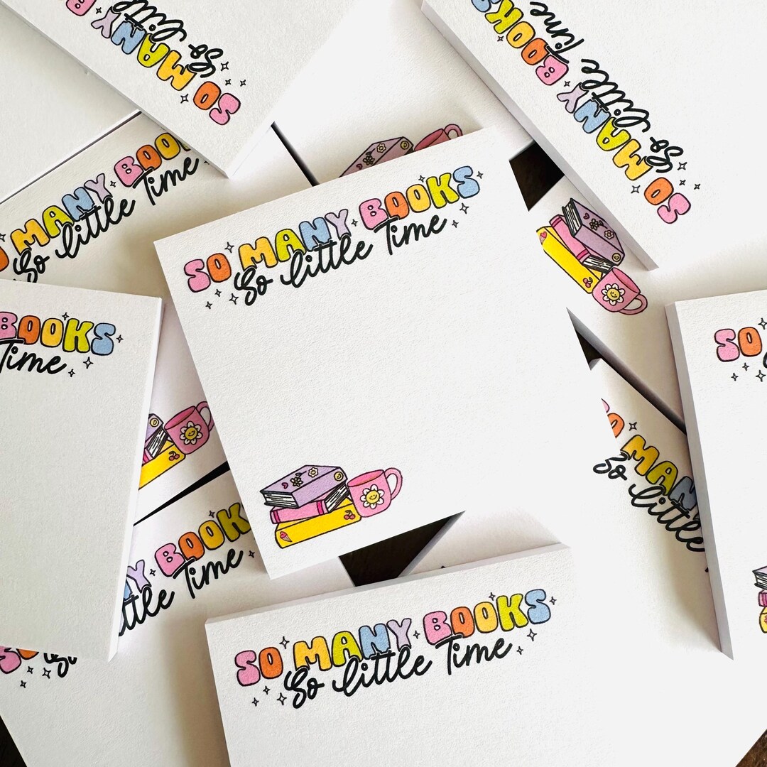 So Many Books so Little Time Sticky Notes - Reading Sticky Notes ...