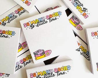 Book Club Gift Set Sticky Notes - Reading Sticky Notes - Bookworm Gift ...