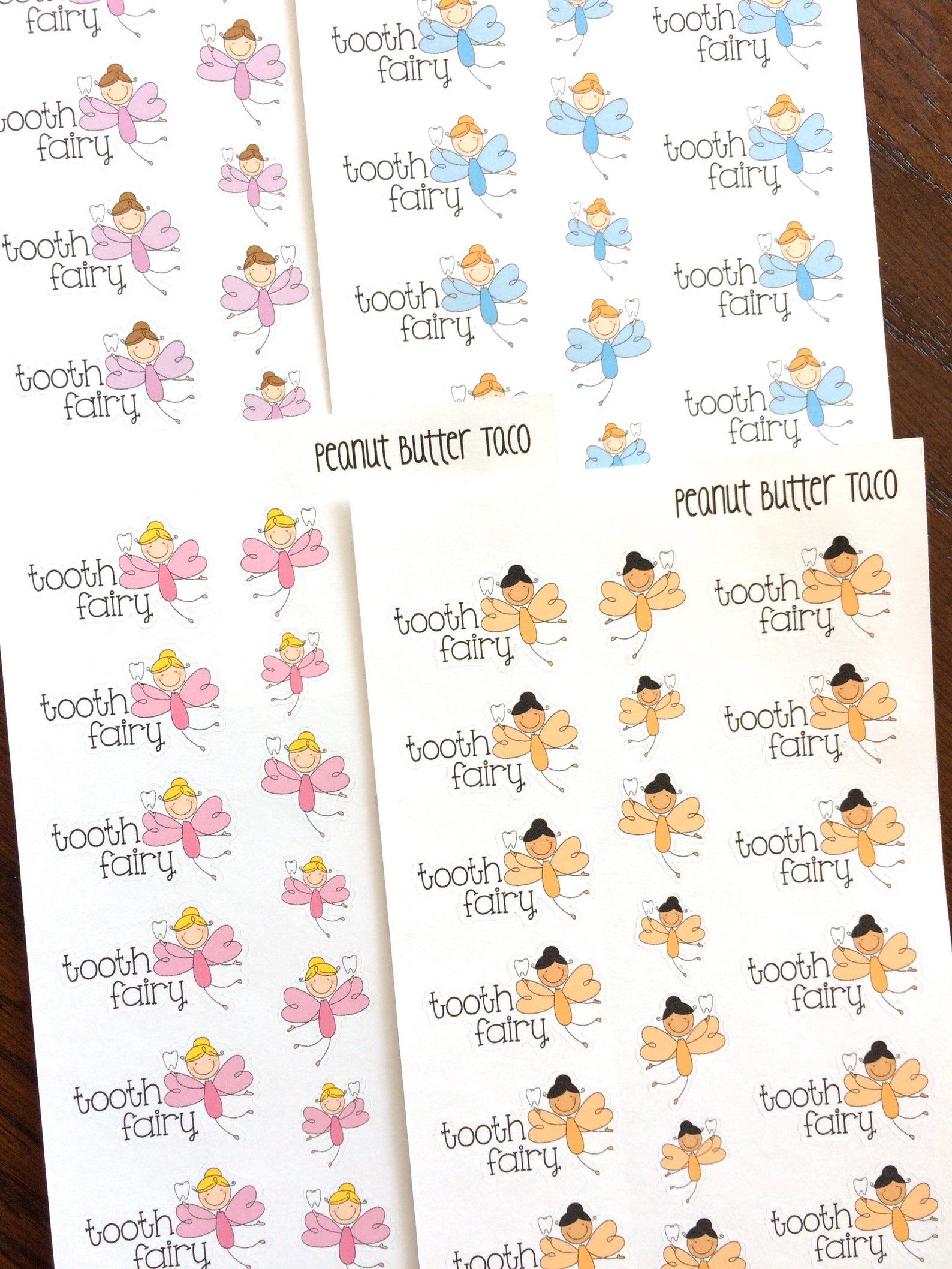 Tooth Fairy Stickers Tooth Fairy Planner Stickers Tooth | Etsy
