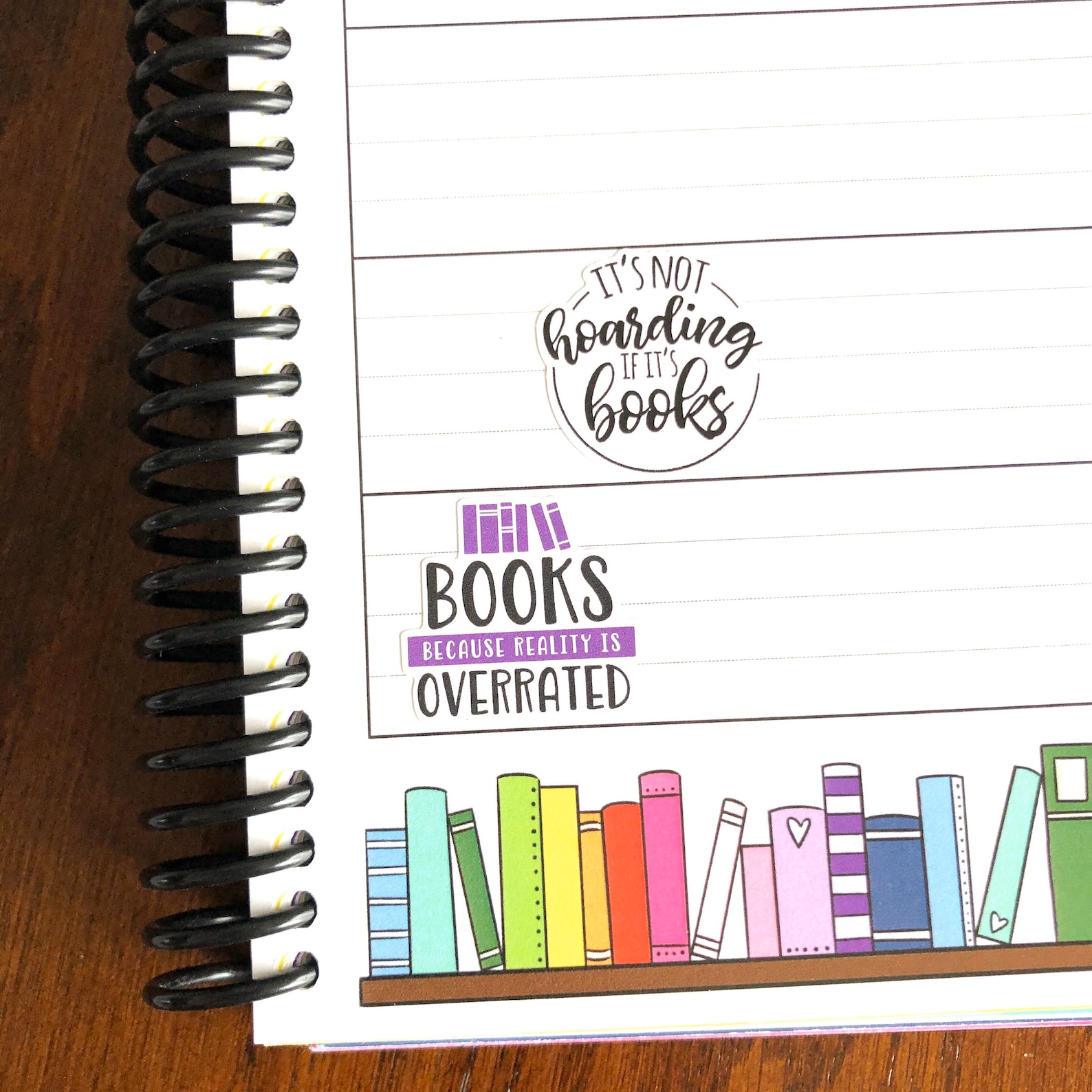 Bookish Quotes Planner Stickers Bookworm Planner Stickers Reading ...