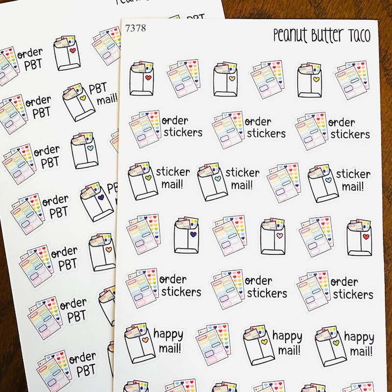 Happy Mail Stickers - Etsy