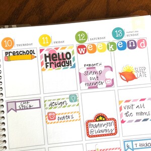 Hello Friday Planner Stickers - Friday Love Stickers - Fun Friday ...