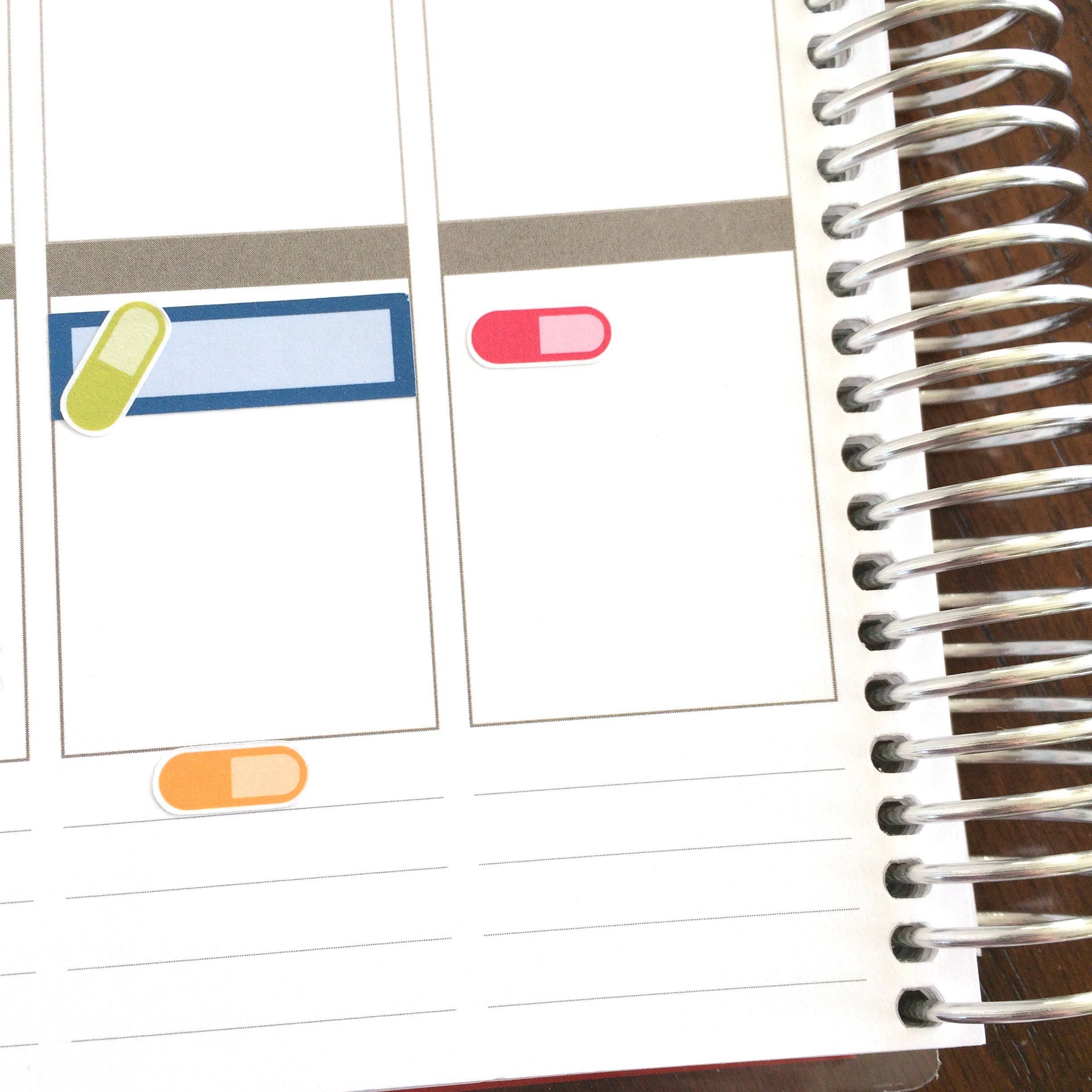 Rainbow Pills Stickers Pill Planner Stickers Medication - Etsy