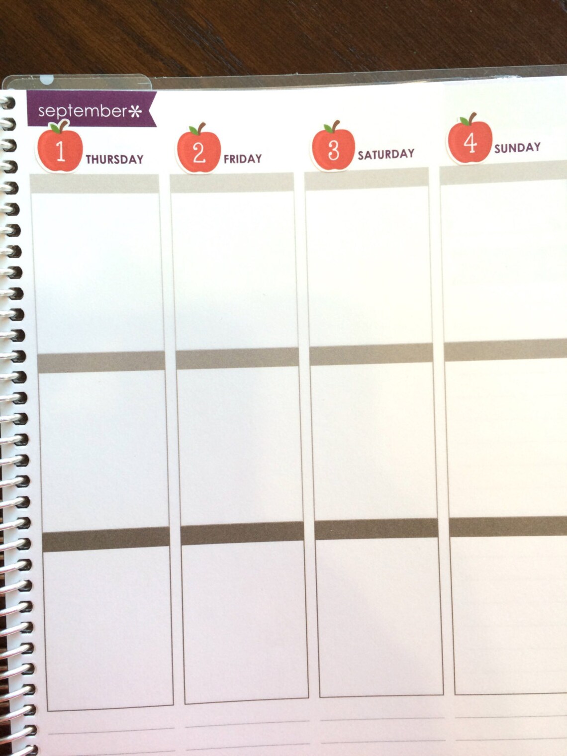 Apple Date Covers Apple Planner Stickers Apple Dates | Etsy