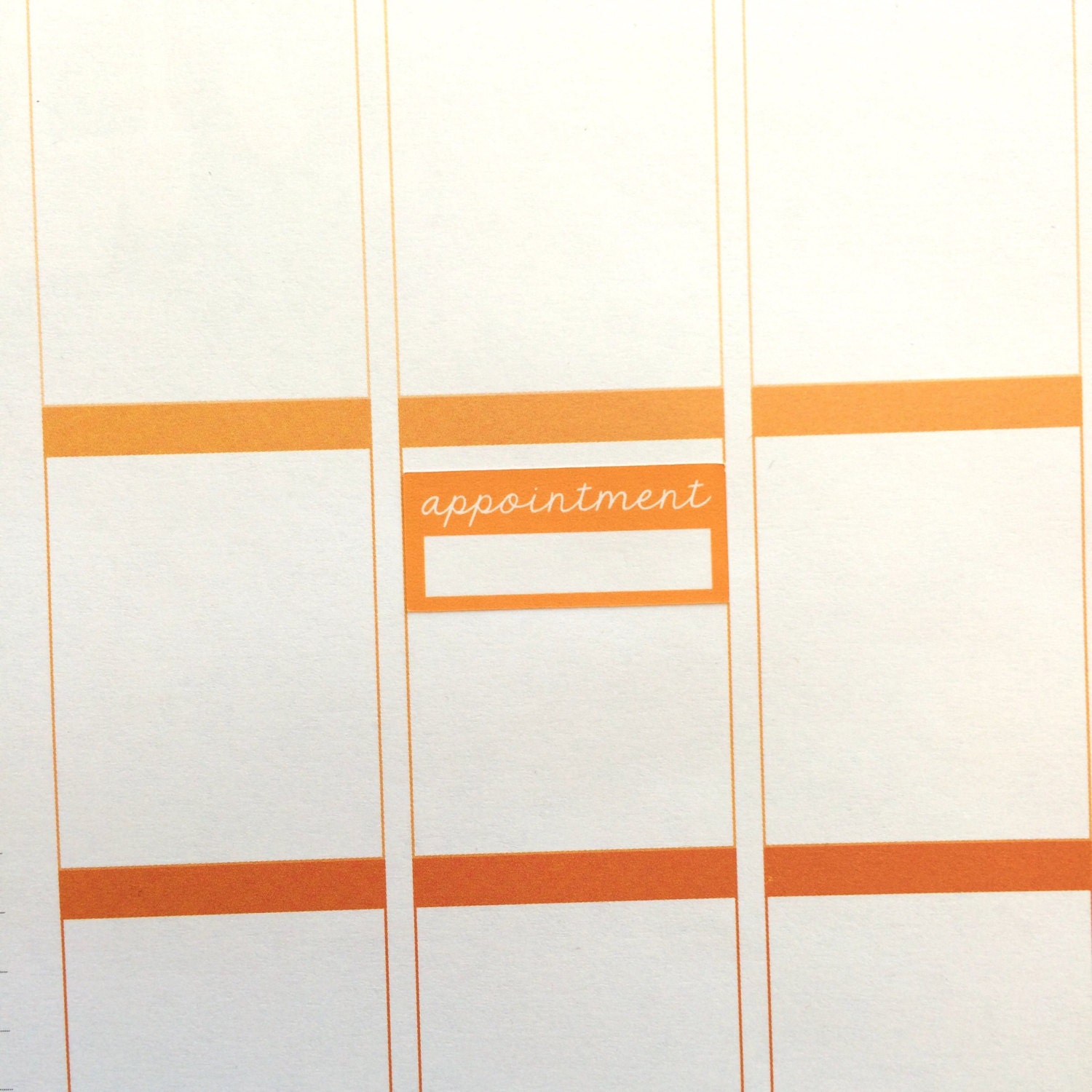 Appointment Boxes Appointment Planner Stickers Planning - Etsy