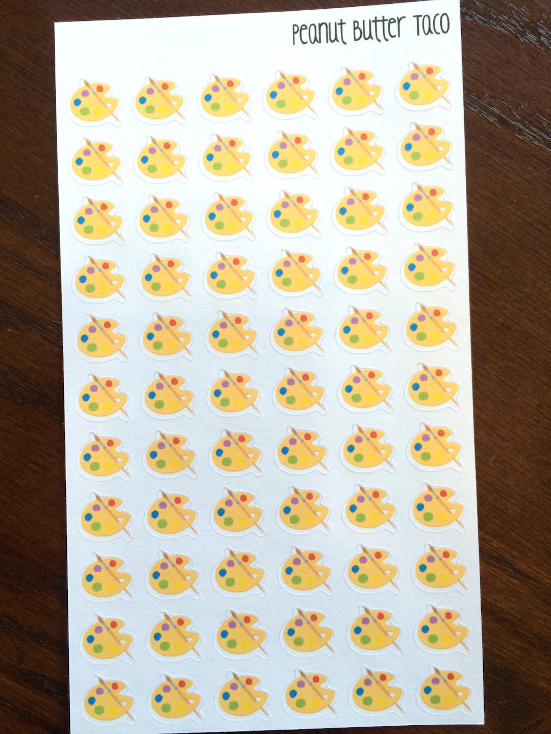 Paint Palette Planner Stickers - Paint Stickers - Artist Stickers ...