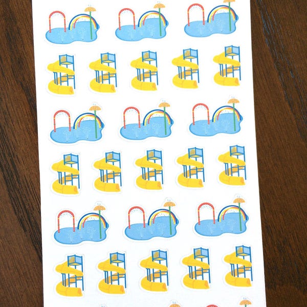 Water Slide Stickers - Etsy