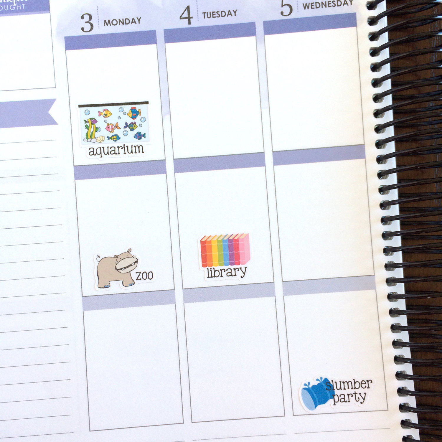 Kid Adventures Stickers Quality Family Time Planner Stickers - Etsy
