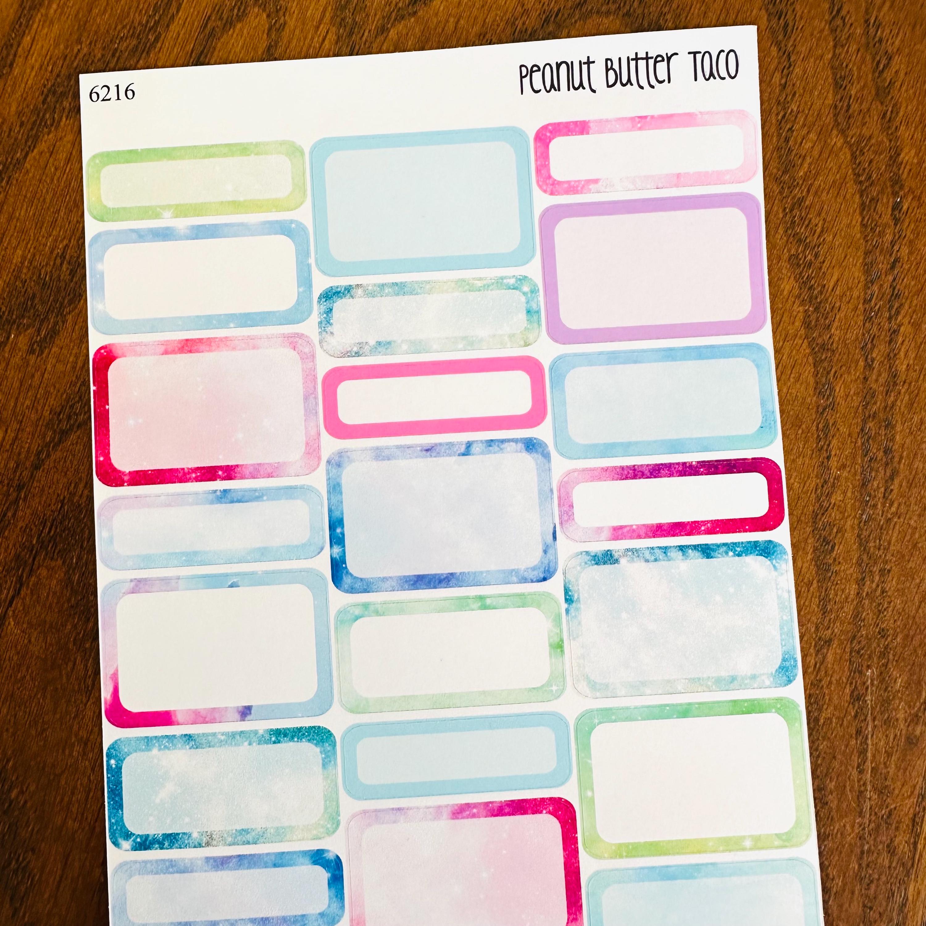 Supernova Reading Planner Stickers - Galaxy Stars Bookish Sampler ...