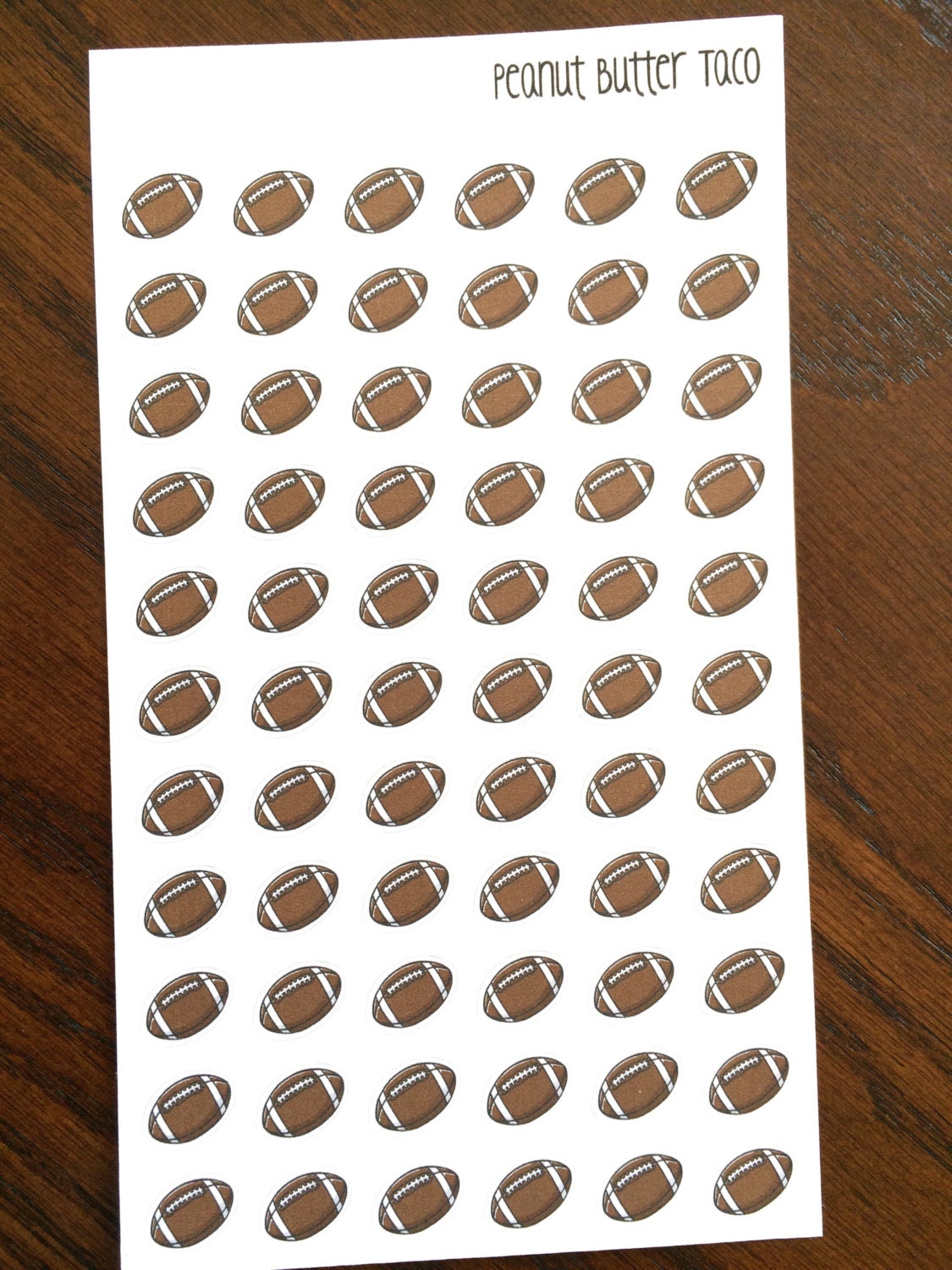 Football Planner Stickers Football Practice Stickers - Etsy