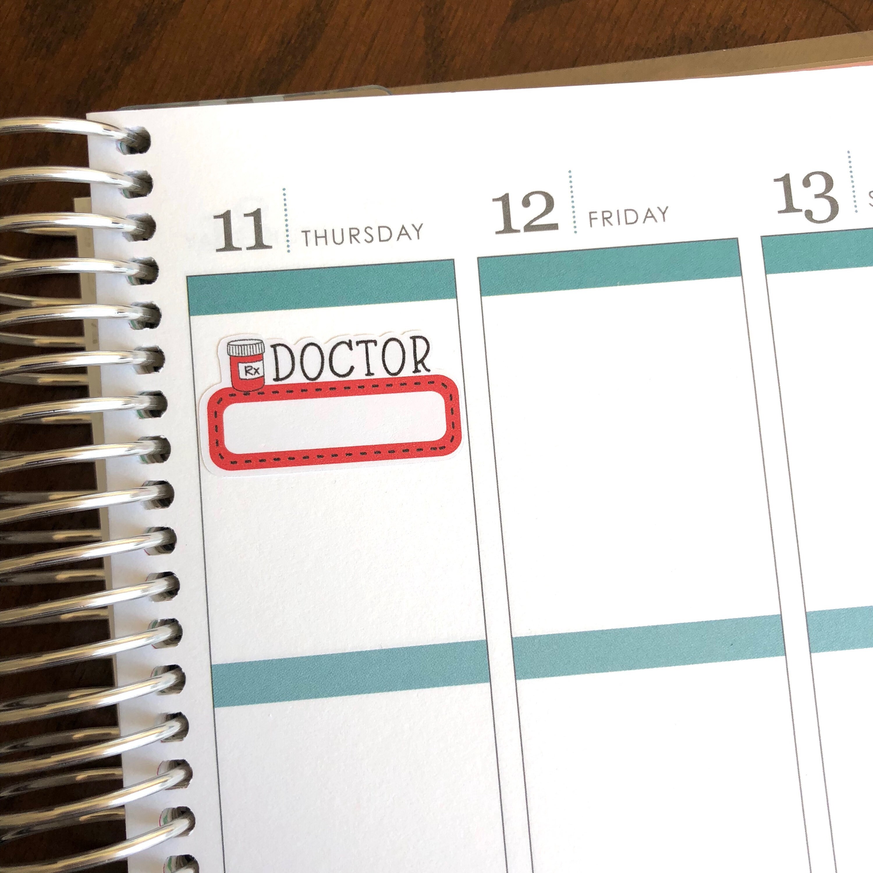 Doctor Planner Stickers - Rainbow or Pastel Doctors Appointment ...