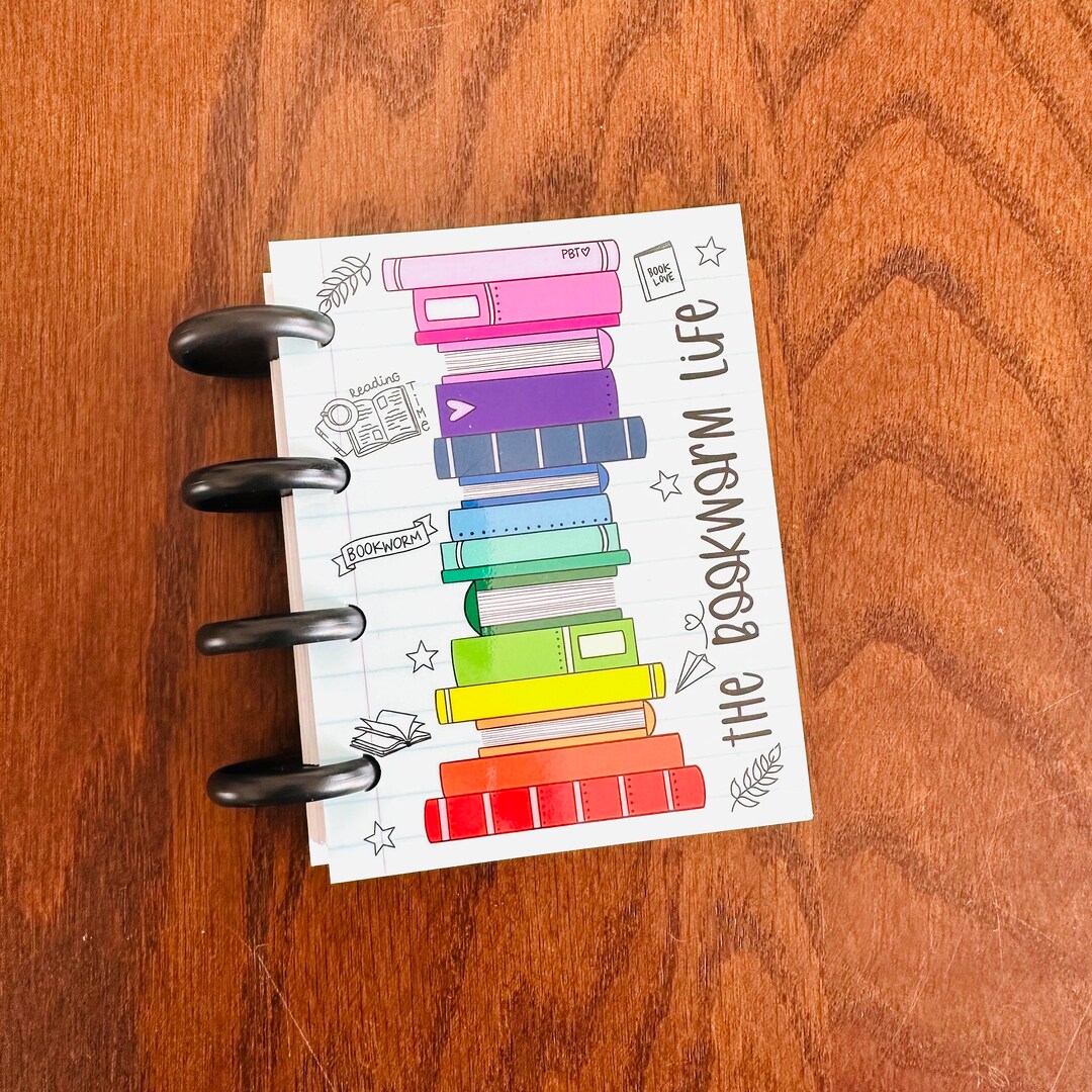 MICRO BWL Grid Notebook Mini Bookish Grid Notebook Reading Stationery ...