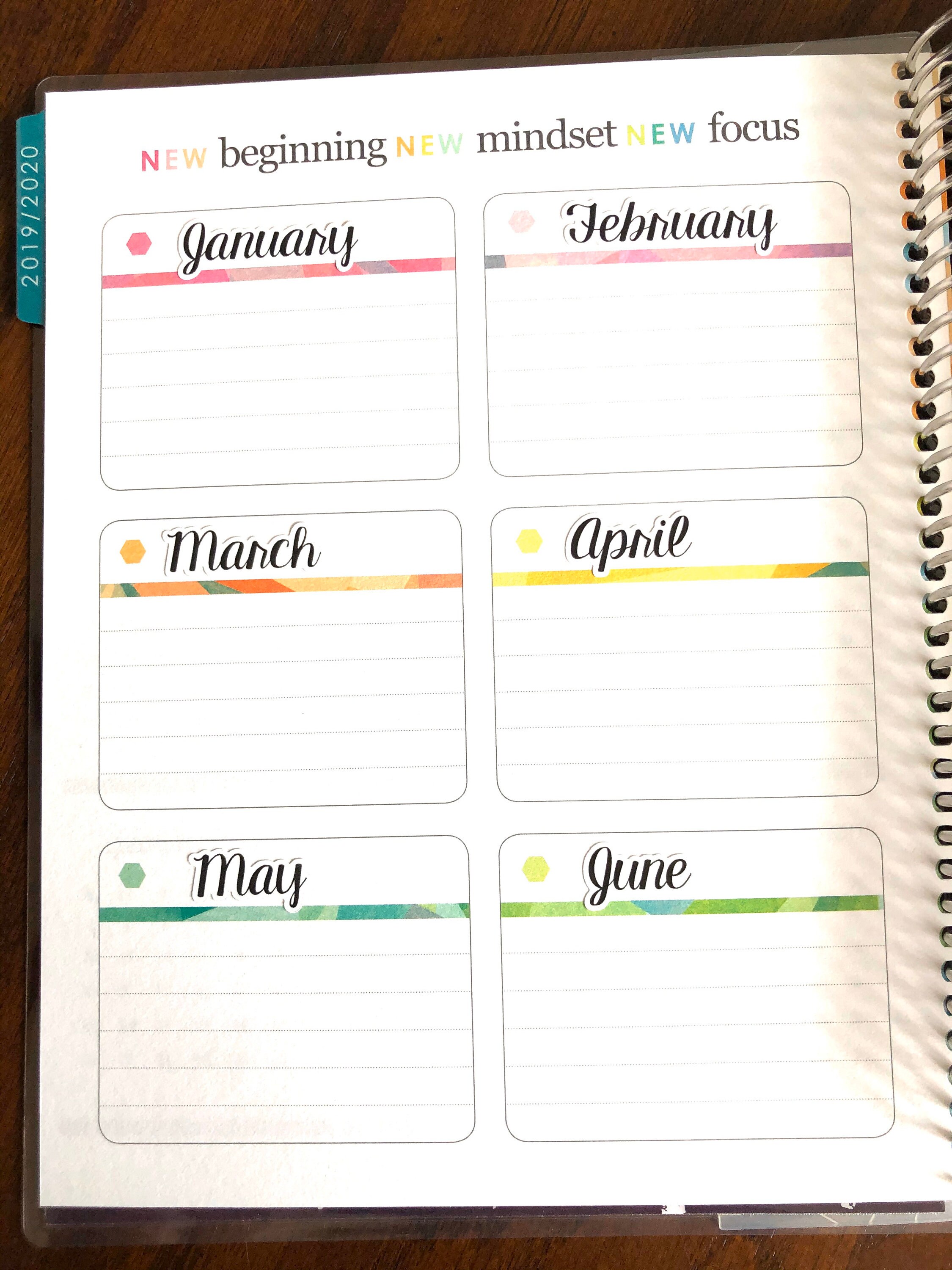 Months of the Year Planner Stickers Month Stickers Bujo | Etsy