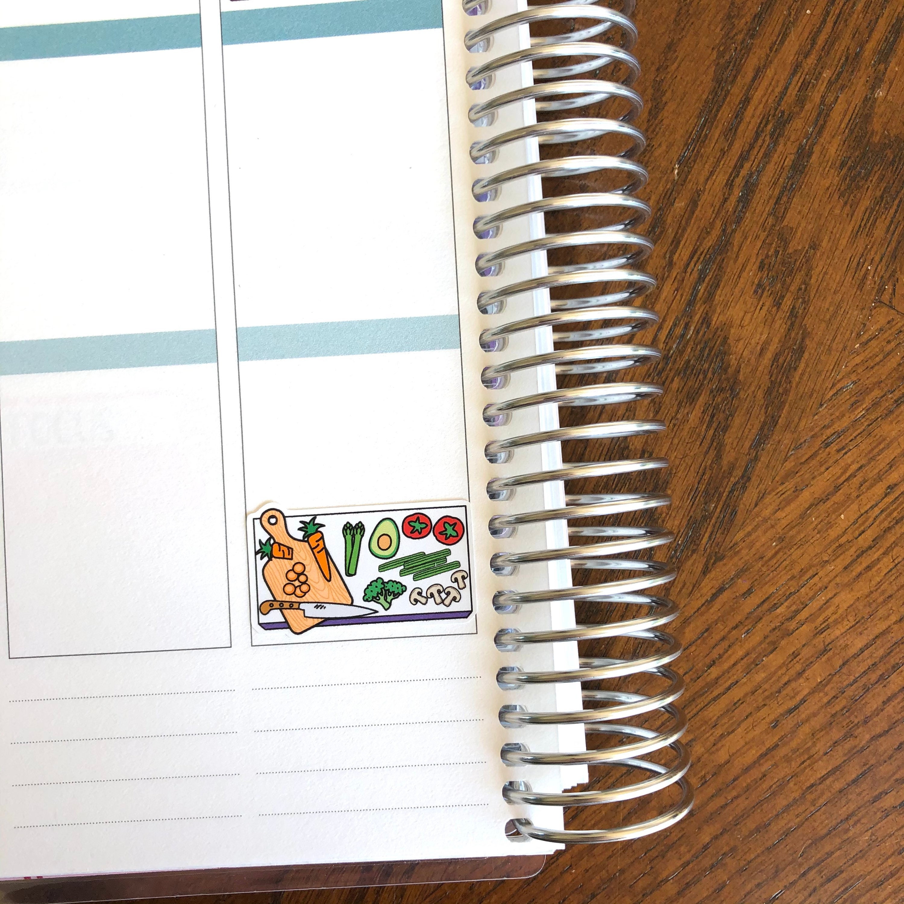 Meal Prep Flat Lay Stickers Meal Prep Stickers Meal Plan | Etsy