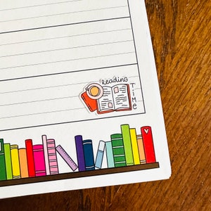 Reading Time Planner Stickers - Book Journal Stickers - Reading ...