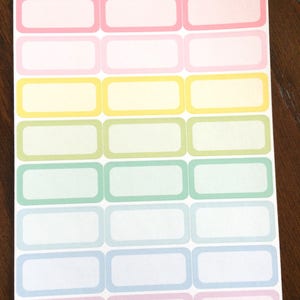 Pastel Perfect Sized Boxes - Pastel Planner Stickers - Box Planner ...