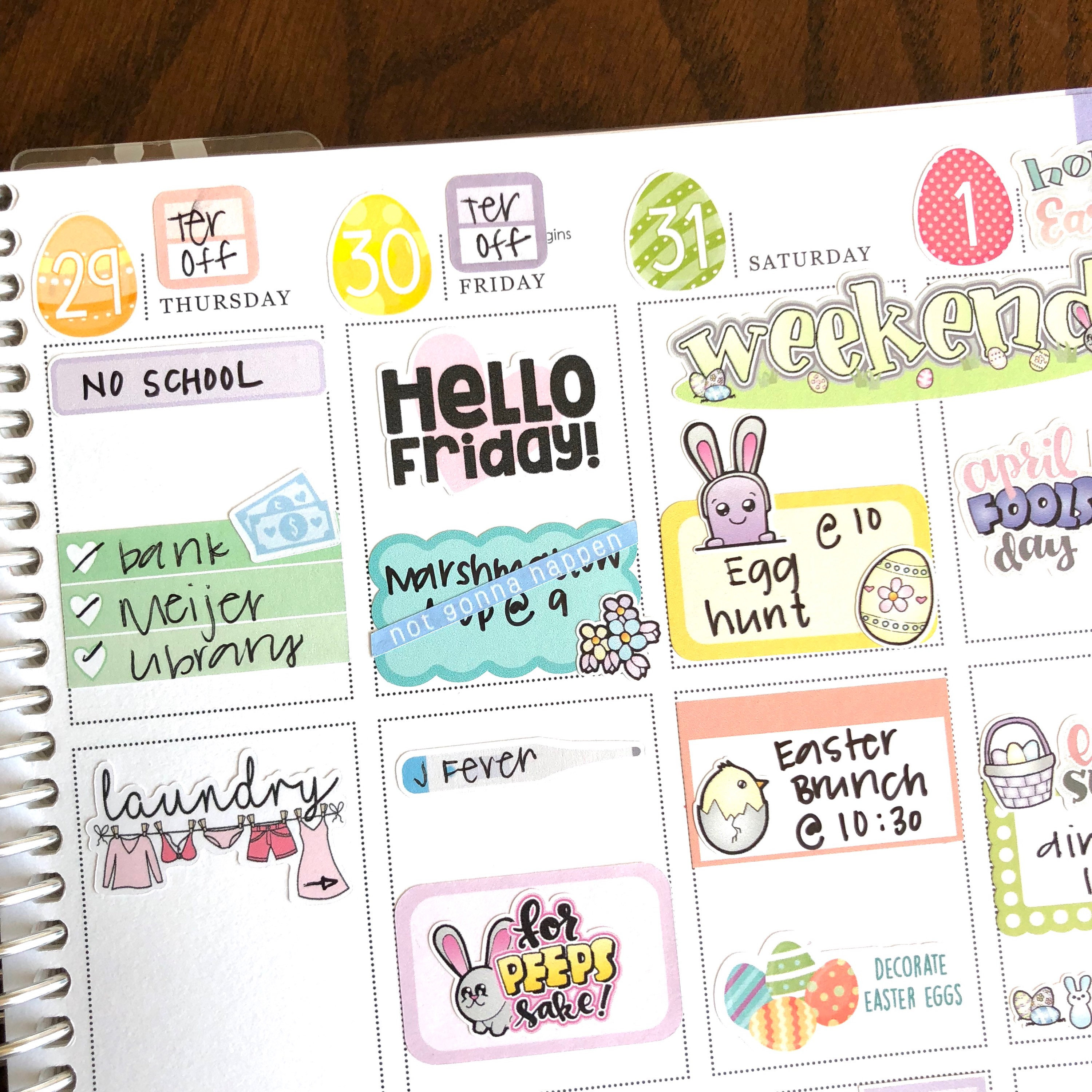 Hello Friday Planner Stickers Friday Love Stickers Fun - Etsy