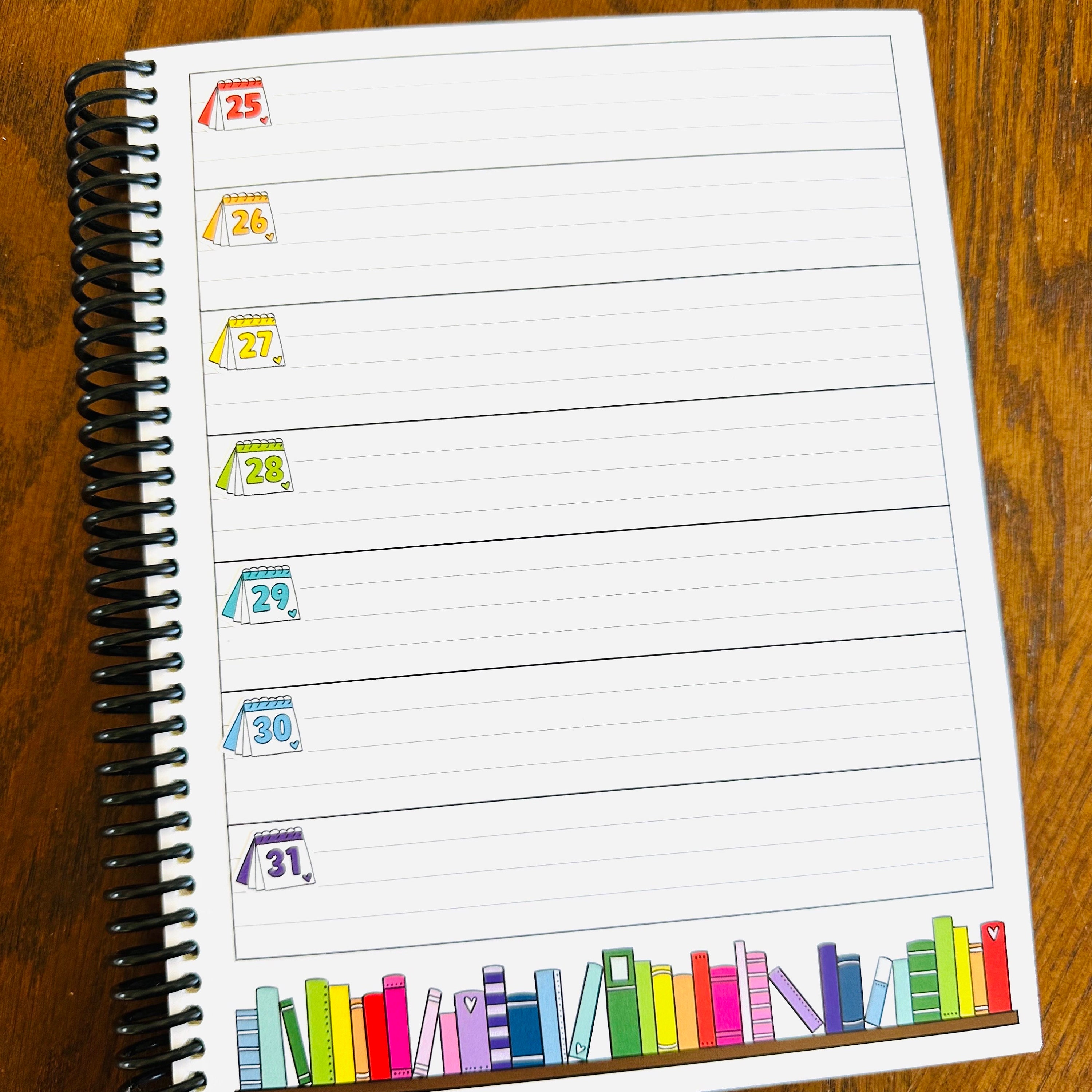 Desk Calendar Date Planner Stickers - Number Stickers - Dates Stickers ...