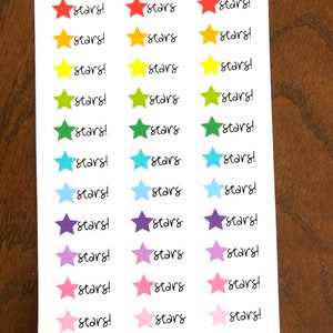 5 Stars Planner Stickers - 5 Star Rating Books Movies - Bookish Reading ...