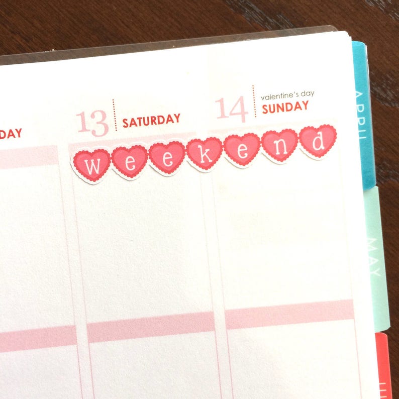 Winter Weekend Planner Stickers Winter Stickers Weekend - Etsy